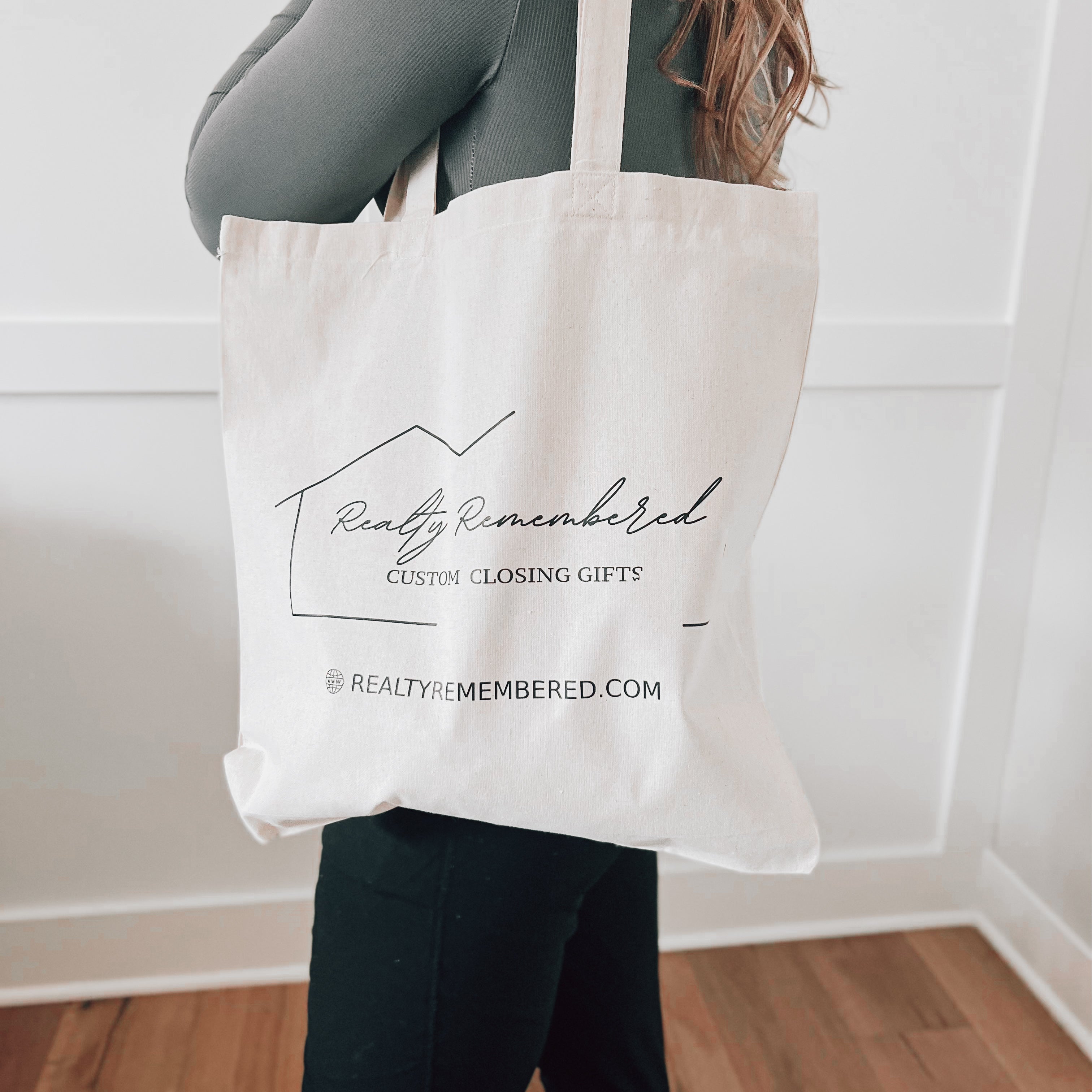 Branded Realtor Canvas Tote Bags - Realtor Promotional Products ...